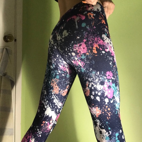 Ivivva | Pants & Jumpsuits | Ivivva Paint Splatter Leggings | Poshmark